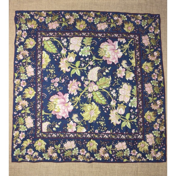 April Cornell | Dining | April Cornell Meridian Navy Tablecloth ...
